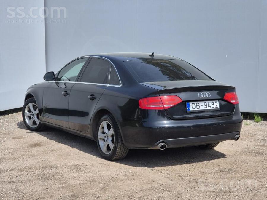 Black Audi A4 2008 in Riga, with an engine capacity of 2.70 L and mileage of 357 thousand km for 4000 €, photo 3 on AUTOMOTO.COM.LV