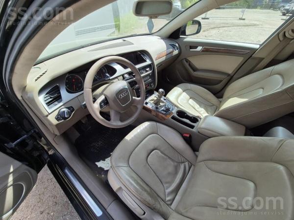 Black Audi A4 2008 in Riga, with an engine capacity of 2.70 L and mileage of 357 thousand km for 4000 €, photo 5 on AUTOMOTO.COM.LV