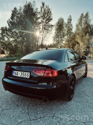 Black Audi A4 2008 in Jekabpils, with an engine capacity of 3.00 L and mileage of 380 thousand km for 8300 €, photo 1 on AUTOMOTO.COM.LV