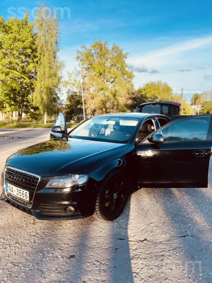 Black Audi A4 2008 in Jekabpils, with an engine capacity of 3.00 L and mileage of 380 thousand km for 8300 €, photo 6 on AUTOMOTO.COM.LV