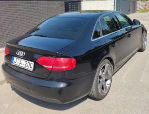 Black Audi A4 2008 in Kaunas, with an engine capacity of 1.97 L and mileage of 416 thousand km for 3200 €, photo 4 on AUTOMOTO.COM.LV