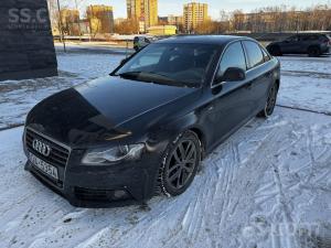 Melns Audi A4 2008 Rīga, ar dzinēja tilpumu 1.80 L un nobraukumu 213 tūkst. km par 4600 €, foto  vietnē AUTOMOTO.COM.LV