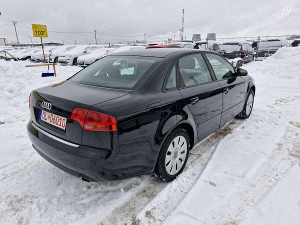 Black Audi A4 2008 in Vilnius, with an engine capacity of 1.97 L and mileage of 247 thousand km for 3350 €, photo 7 on AUTOMOTO.COM.LV