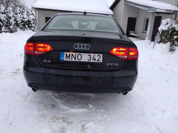 Melns Audi A4 2008 Šilalė, ar dzinēja tilpumu 2.70 L un nobraukumu 342 tūkst. km par 4200 €, foto 4 vietnē AUTOMOTO.COM.LV