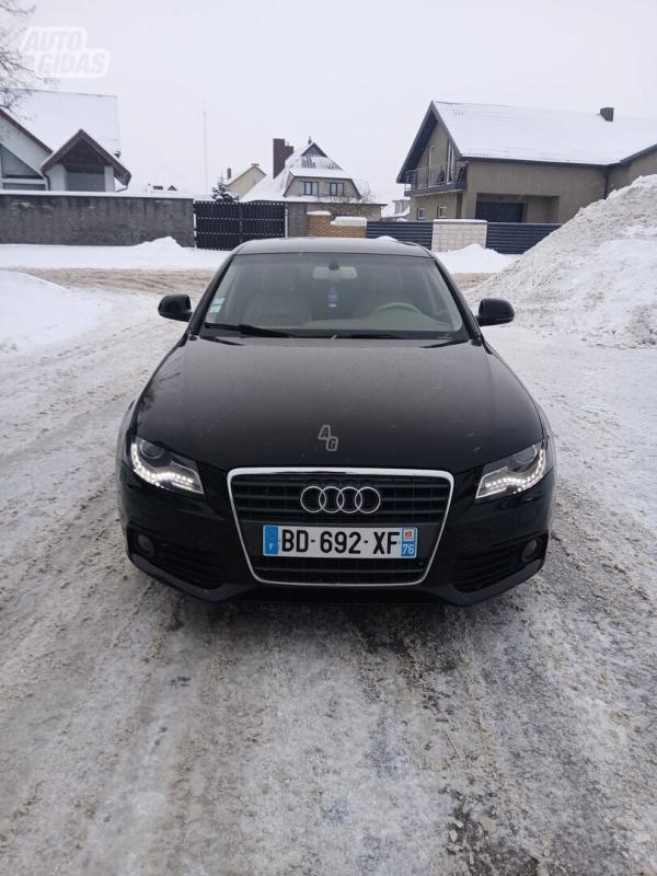 Black Audi A4 2008 in Taurage, with an engine capacity of 2.00 L and mileage of 275 thousand km for 6950 €, photo 1 on AUTOMOTO.COM.LV