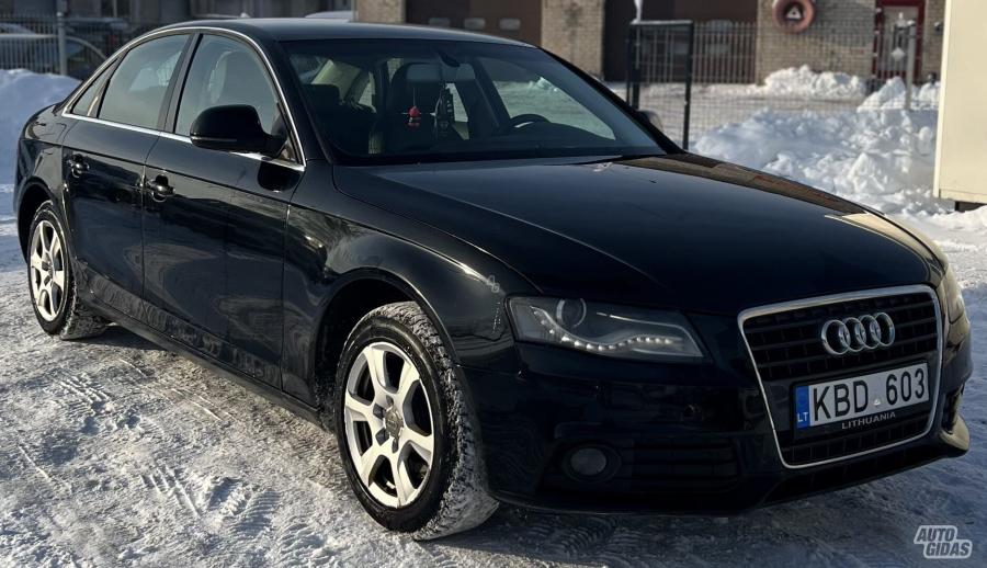 Melns Audi A4 2008 Kretinga, ar dzinēja tilpumu 1.80 L un nobraukumu 350 tūkst. km par 3250 €, foto 2 vietnē AUTOMOTO.COM.LV