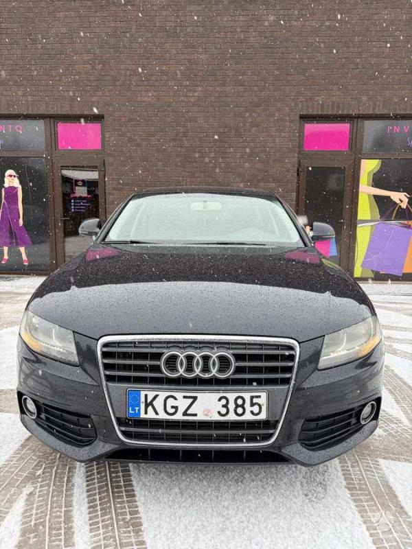 Black Audi A4 2008 in Kaisiadorys, with an engine capacity of 2.00 L and mileage of 315 thousand km for 3850 €, photo 1 on AUTOMOTO.COM.LV