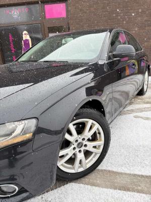 Black Audi A4 2008 in Kaisiadorys, with an engine capacity of 2.00 L and mileage of 315 thousand km for 3850 €, photo 13 on AUTOMOTO.COM.LV