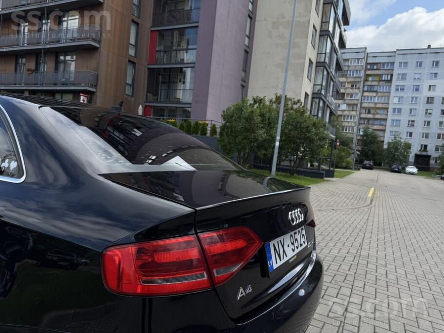 Melns Audi A4 2008 Rīga, ar dzinēja tilpumu 2.00 L un nobraukumu 284 tūkst. km par 4690 €, foto 11 vietnē AUTOMOTO.COM.LV