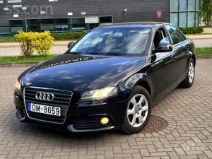 Black Audi A4 2008 in Jelgava, with an engine capacity of 2.00 L and mileage of 0 thousand km for 5990 €, photo 5 on AUTOMOTO.COM.LV