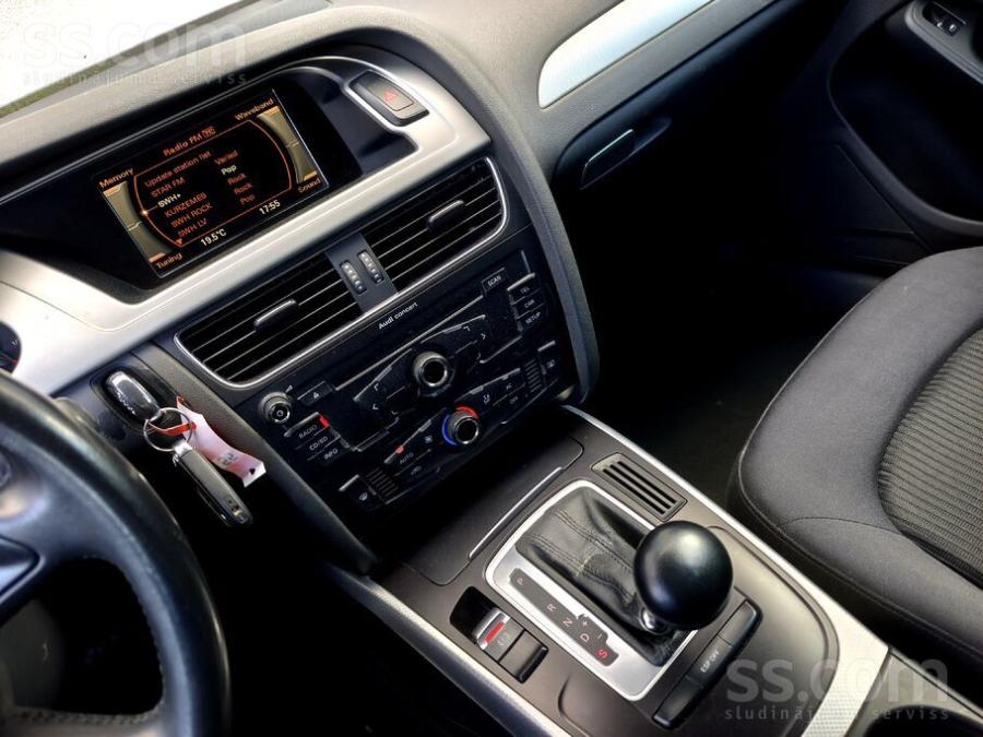 Black Audi A4 2008 in Jelgava, with an engine capacity of 2.00 L and mileage of 0 thousand km for 5990 €, photo 14 on AUTOMOTO.COM.LV