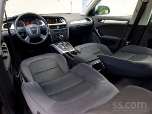Black Audi A4 2008 in Jelgava, with an engine capacity of 2.00 L and mileage of 0 thousand km for 5990 €, photo 21 on AUTOMOTO.COM.LV