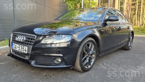 Melns Audi A4 2008 Rīga, ar dzinēja tilpumu 1.80 L un nobraukumu 217 tūkst. km par 5400 €, foto 1 vietnē AUTOMOTO.COM.LV