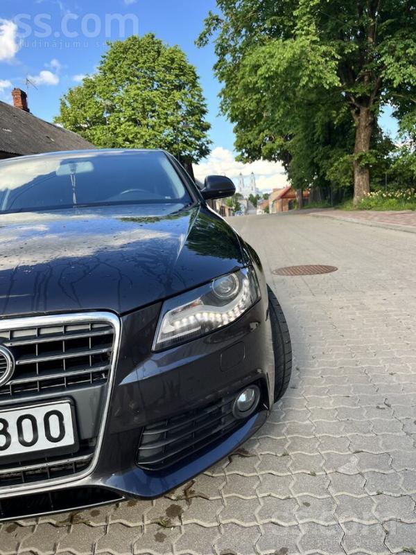 Black Audi A4 2008 in Rezekne, with an engine capacity of 2.00 L and mileage of 299 thousand km for 5300 €, photo 7 on AUTOMOTO.COM.LV