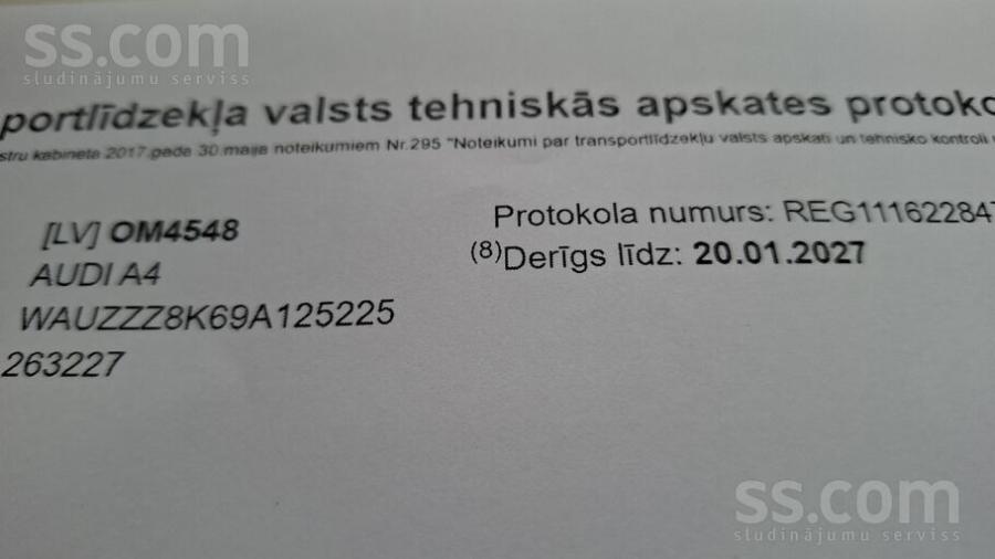 Melns Audi A4 2008 Daugavpils, ar dzinēja tilpumu 2.00 L un nobraukumu 264 tūkst. km par 4850 €, foto 11 vietnē AUTOMOTO.COM.LV