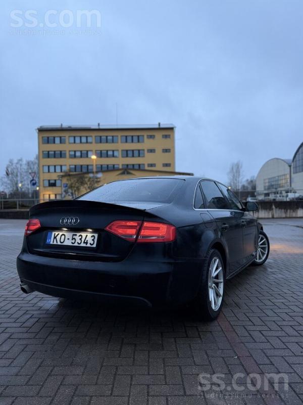 Melns Audi A4 2008 Valmiera, ar dzinēja tilpumu 2.00 L un nobraukumu 423 tūkst. km par 3500 €, foto 6 vietnē AUTOMOTO.COM.LV