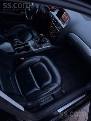 Black Audi A4 2008 in Valmiera, with an engine capacity of 2.00 L and mileage of 423 thousand km for 3500 €, photo 9 on AUTOMOTO.COM.LV