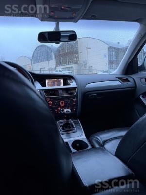 Black Audi A4 2008 in Valmiera, with an engine capacity of 2.00 L and mileage of 423 thousand km for 3500 €, photo 13 on AUTOMOTO.COM.LV