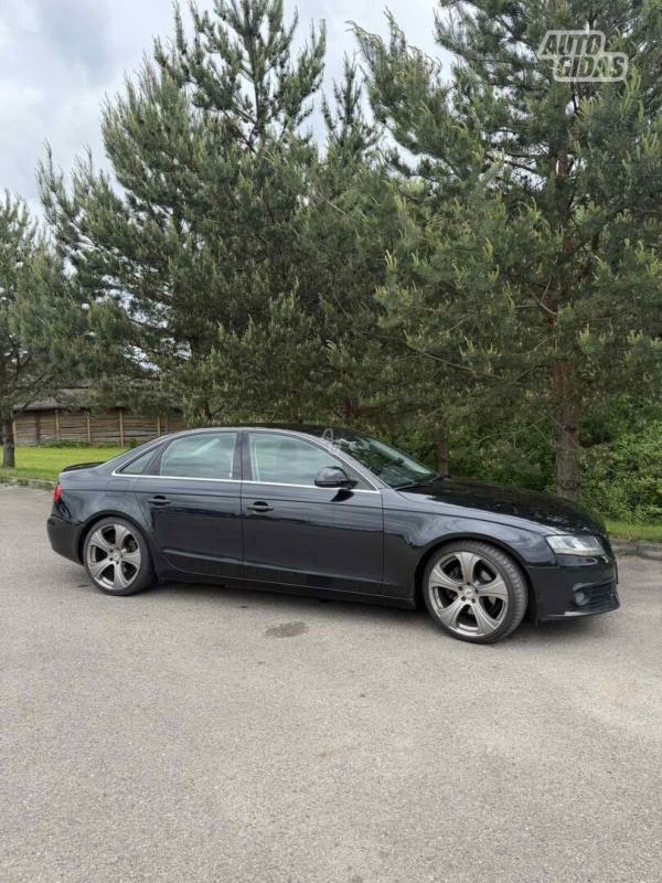 Black Audi A4 2008 in Vilnius, with an engine capacity of 2.00 L and mileage of 382 thousand km for 4300 €, photo 4 on AUTOMOTO.COM.LV