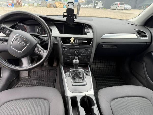 Black Audi A4 2008 in Vilnius, with an engine capacity of 2.00 L and mileage of 382 thousand km for 4300 €, photo 6 on AUTOMOTO.COM.LV