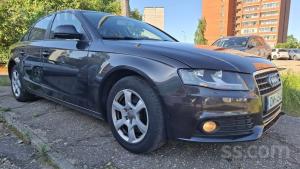 Black Audi A4 2008 in Daugavpils, with an engine capacity of 2.00 L and mileage of 264 thousand km for 4800 €, photo  on AUTOMOTO.COM.LV