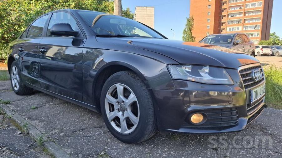 Melns Audi A4 2008 Daugavpils, ar dzinēja tilpumu 2.00 L un nobraukumu 264 tūkst. km par 4800 €, foto 1 vietnē AUTOMOTO.COM.LV