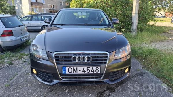 Black Audi A4 2008 in Daugavpils, with an engine capacity of 2.00 L and mileage of 264 thousand km for 4800 €, photo 2 on AUTOMOTO.COM.LV
