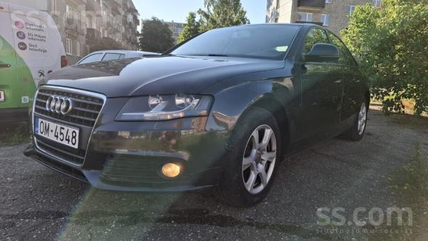 Black Audi A4 2008 in Daugavpils, with an engine capacity of 2.00 L and mileage of 264 thousand km for 4800 €, photo 3 on AUTOMOTO.COM.LV