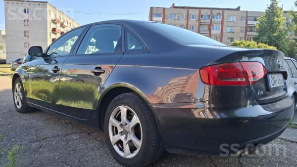 Black Audi A4 2008 in Daugavpils, with an engine capacity of 2.00 L and mileage of 264 thousand km for 4800 €, photo 8 on AUTOMOTO.COM.LV