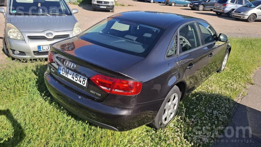 Melns Audi A4 2008 Daugavpils, ar dzinēja tilpumu 2.00 L un nobraukumu 264 tūkst. km par 4800 €, foto 15 vietnē AUTOMOTO.COM.LV