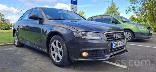Melns Audi A4 2008 Daugavpils, ar dzinēja tilpumu 2.00 L un nobraukumu 390 tūkst. km par 3950 €, foto 4 vietnē AUTOMOTO.COM.LV