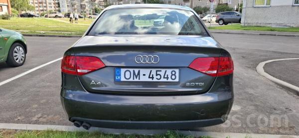 Melns Audi A4 2008 Daugavpils, ar dzinēja tilpumu 2.00 L un nobraukumu 390 tūkst. km par 3950 €, foto 8 vietnē AUTOMOTO.COM.LV