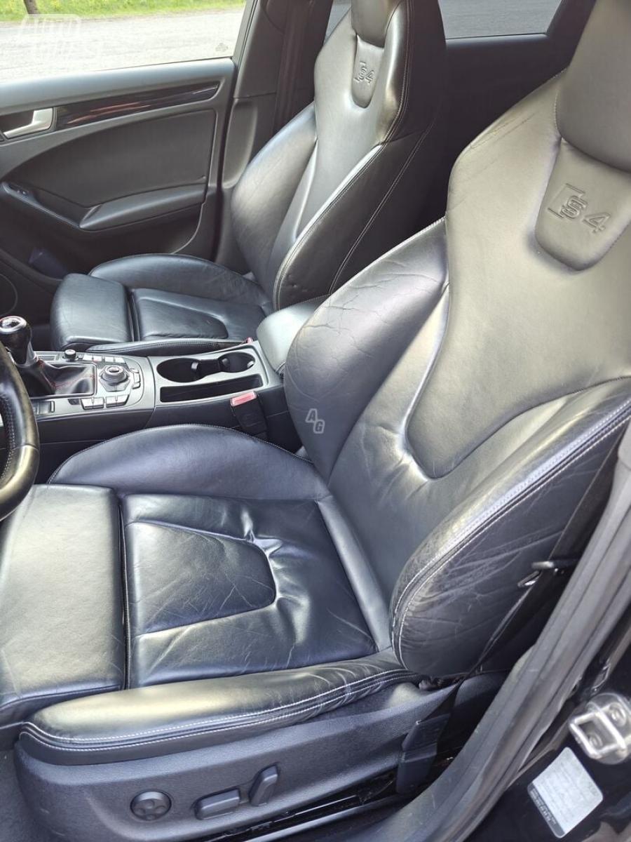 Black Audi A4 2008 in Marijampole, with an engine capacity of 3.00 L and mileage of 336 thousand km for 6799 €, photo 14 on AUTOMOTO.COM.LV