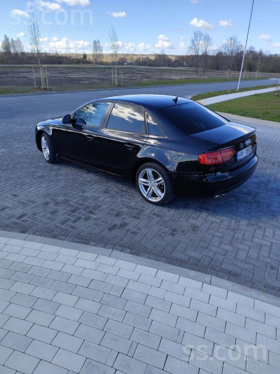 Melns Audi A4 2008 Kuldīga, ar dzinēja tilpumu 2.00 L un nobraukumu 345 tūkst. km par 5650 €, foto 4 vietnē AUTOMOTO.COM.LV