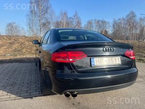 Black Audi A4 2008 in Riga, with an engine capacity of 1.80 L and mileage of 187 thousand km for 4150 €, photo 3 on AUTOMOTO.COM.LV