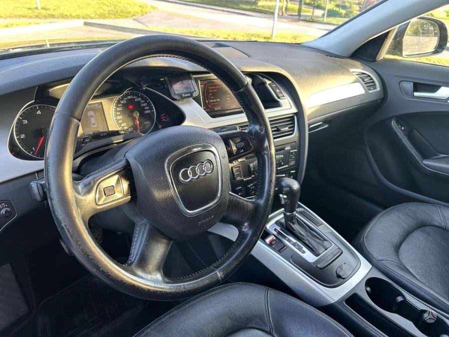 Black Audi A4 2008 in Silute, with an engine capacity of 1.97 L and mileage of 269 thousand km for 5300 €, photo 11 on AUTOMOTO.COM.LV