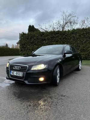 Black Audi A4 2008 in Riga, with an engine capacity of 2.00 L and mileage of 360 thousand km for 3700 €, photo  on AUTOMOTO.COM.LV