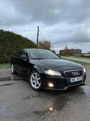 Black Audi A4 2008 in Riga, with an engine capacity of 2.00 L and mileage of 360 thousand km for 3700 €, photo 3 on AUTOMOTO.COM.LV