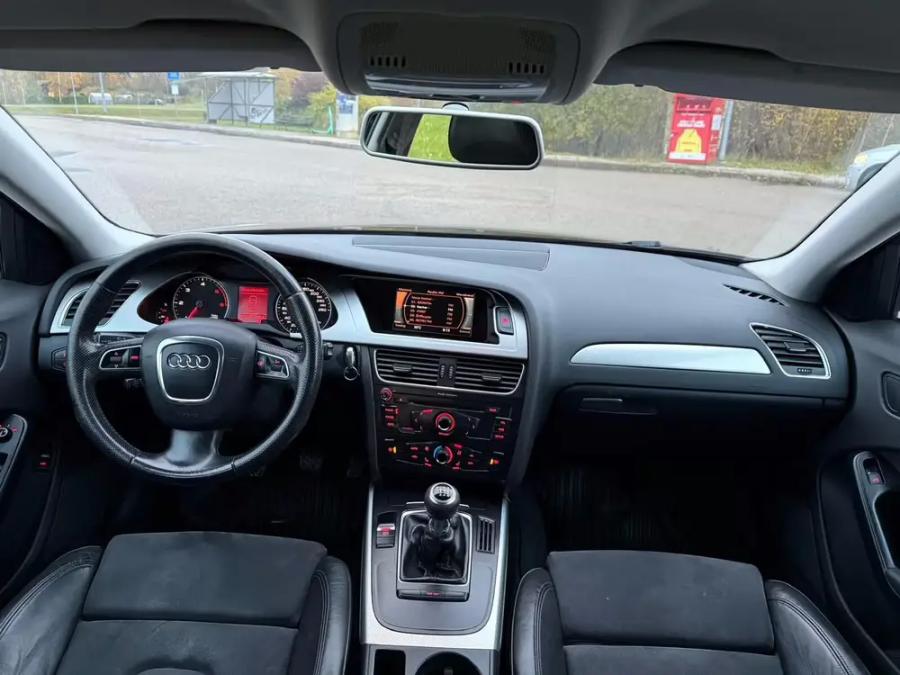 Black Audi A4 2008 in Riga, with an engine capacity of 2.00 L and mileage of 360 thousand km for 3700 €, photo 12 on AUTOMOTO.COM.LV
