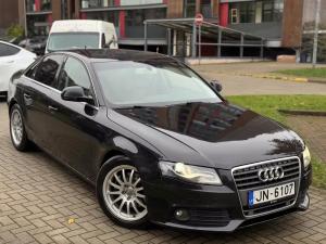 Melns Audi A4 2008 Rīga, ar dzinēja tilpumu 2.00 L un nobraukumu 280 tūkst. km par 4990 €, foto  vietnē AUTOMOTO.COM.LV