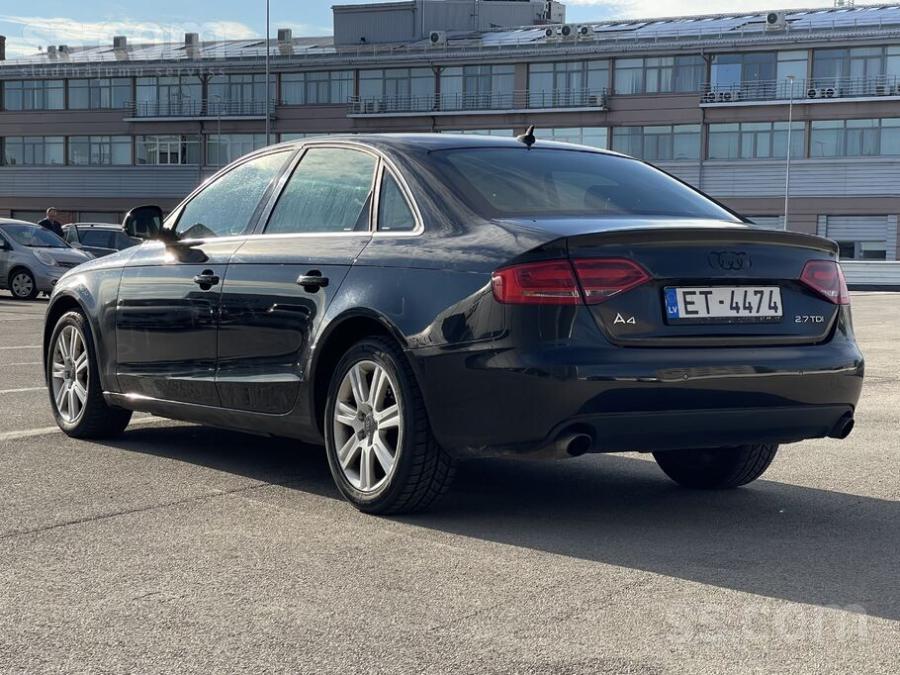 Melns Audi A4 2008 Rīga, ar dzinēja tilpumu 2.70 L un nobraukumu 426 tūkst. km par 2500 €, foto 6 vietnē AUTOMOTO.COM.LV