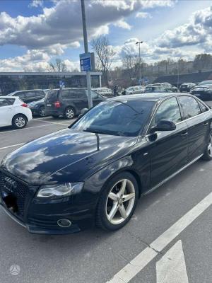 Melns Audi A4 2008 Viļņa, ar dzinēja tilpumu 2.70 L un nobraukumu 385 tūkst. km par 3200 €, foto  vietnē AUTOMOTO.COM.LV
