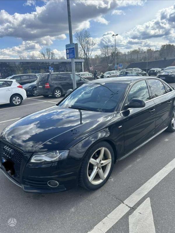 Melns Audi A4 2008 Viļņa, ar dzinēja tilpumu 2.70 L un nobraukumu 385 tūkst. km par 3200 €, foto 1 vietnē AUTOMOTO.COM.LV