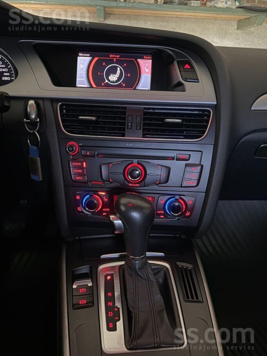 Black Audi A4 2008 in Riga, with an engine capacity of 1.80 L and mileage of 300 thousand km for 5350 €, photo 8 on AUTOMOTO.COM.LV