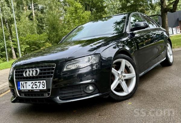 Black Audi A4 2008 in Riga, with an engine capacity of 2.70 L and mileage of 335 thousand km for 4750 €, photo 2 on AUTOMOTO.COM.LV