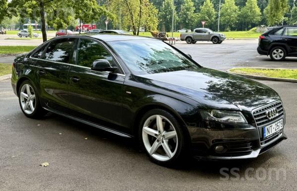 Black Audi A4 2008 in Riga, with an engine capacity of 2.70 L and mileage of 335 thousand km for 4750 €, photo 3 on AUTOMOTO.COM.LV