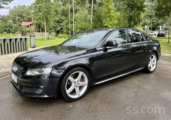 Black Audi A4 2008 in Riga, with an engine capacity of 2.70 L and mileage of 335 thousand km for 4750 €, photo 4 on AUTOMOTO.COM.LV