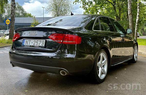 Black Audi A4 2008 in Riga, with an engine capacity of 2.70 L and mileage of 335 thousand km for 4750 €, photo 5 on AUTOMOTO.COM.LV