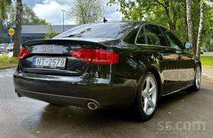 Black Audi A4 2008 in Riga, with an engine capacity of 2.70 L and mileage of 335 thousand km for 4750 €, photo 6 on AUTOMOTO.COM.LV