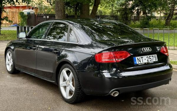 Black Audi A4 2008 in Riga, with an engine capacity of 2.70 L and mileage of 335 thousand km for 4750 €, photo 6 on AUTOMOTO.COM.LV